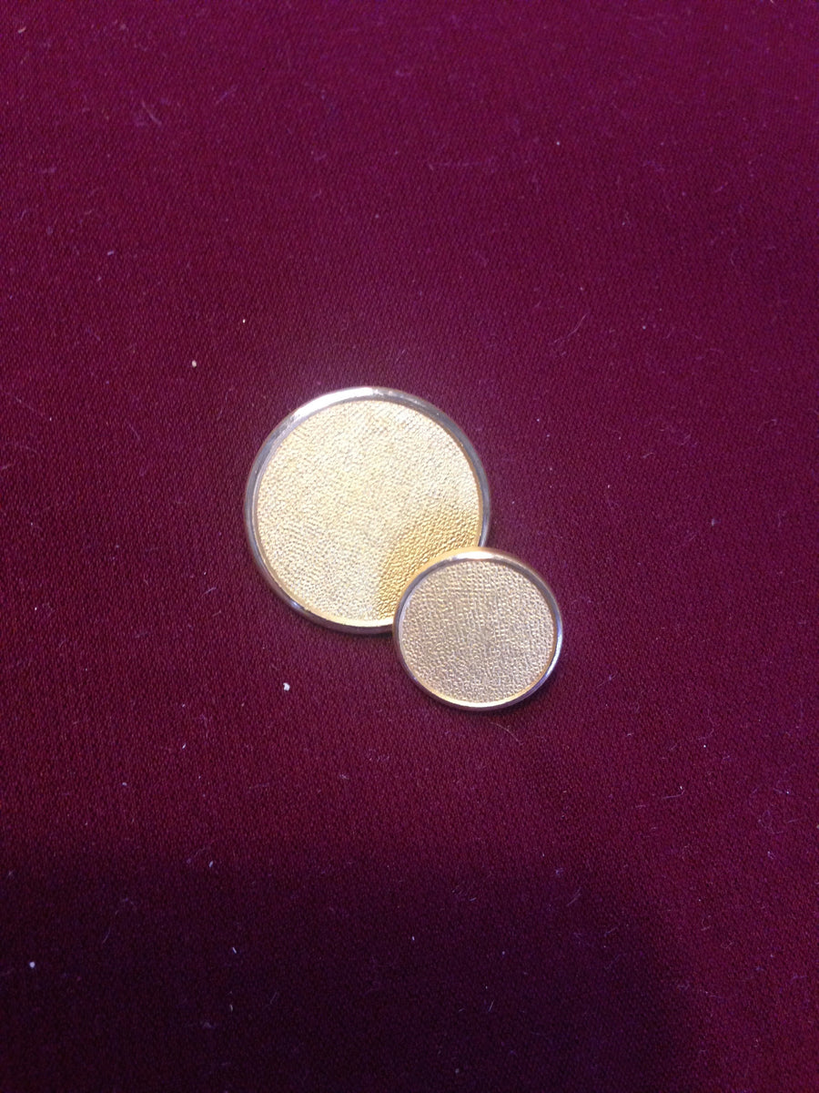 Plain Gold Dimpled Buttons – MASONS MILITARY BADGE & BUTTON