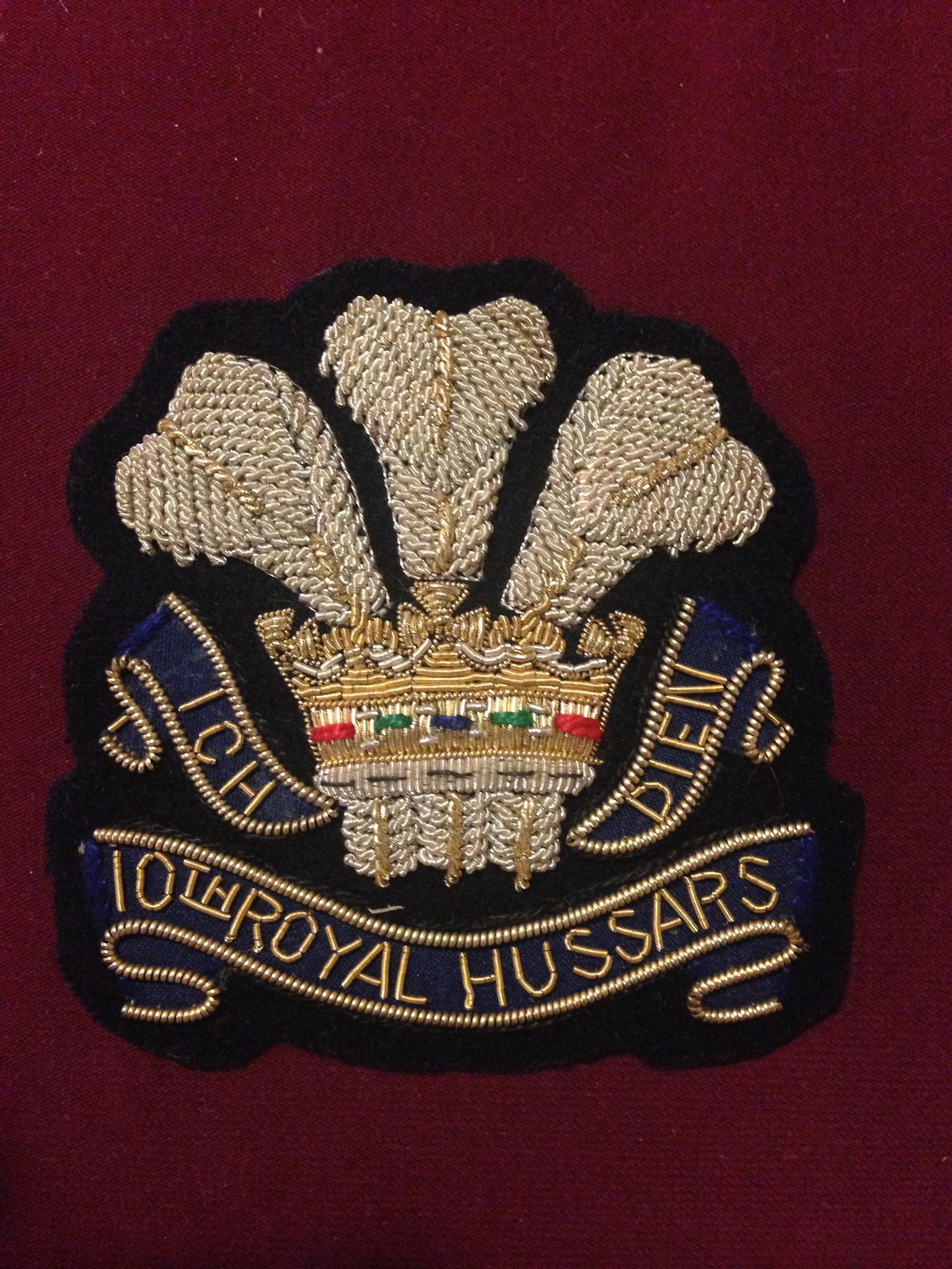 10th Royal Hussars Blazer Badge – MASONS MILITARY BADGE & BUTTON