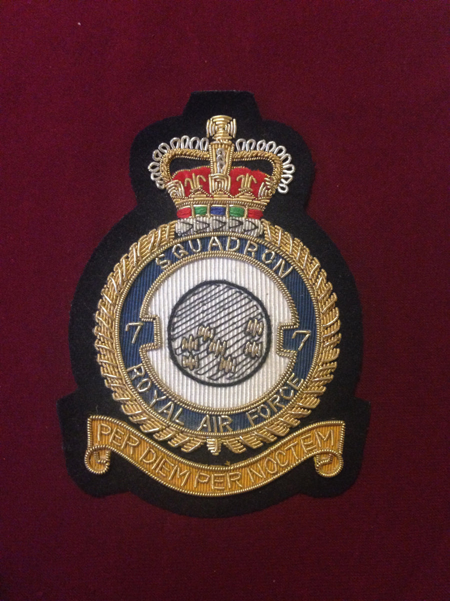 RAF 7th Squadron Blazer Badge – MASONS MILITARY BADGE & BUTTON